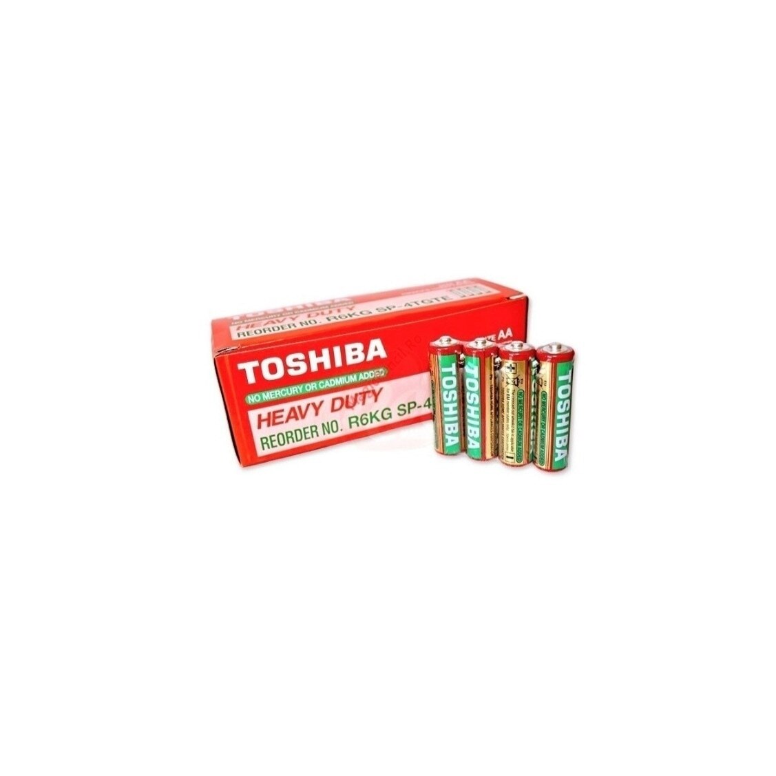 Baterii Toshiba, R6 AA, heavy duty, 40 bucati/cutie - eMAG.ro