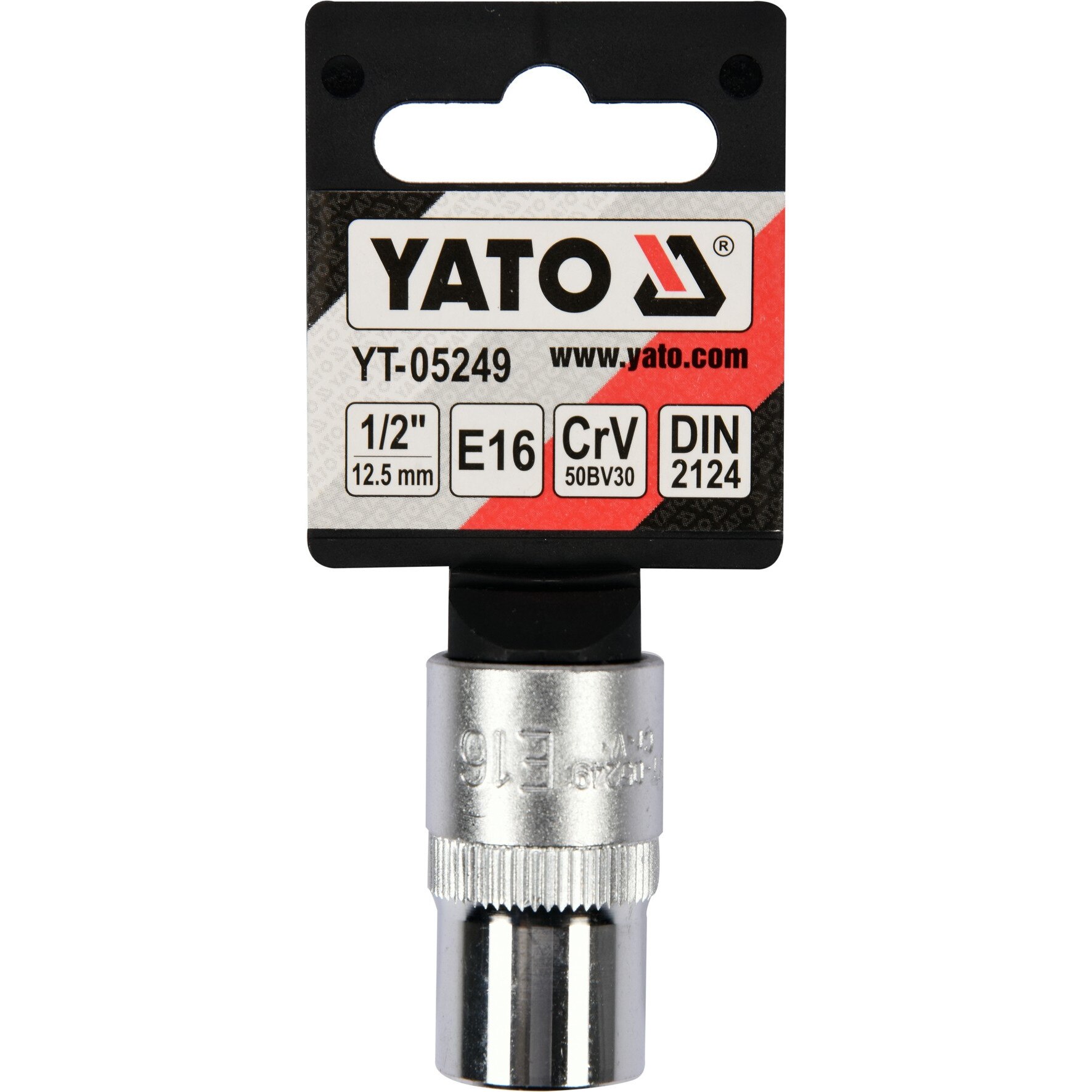 Capat cheie tubulara 1/2" E16 YT-05249, Yato, 12.5 mm - eMAG.ro