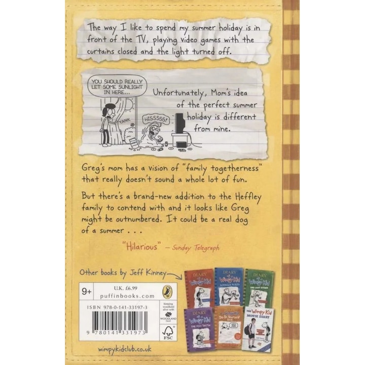 Diary of a Wimpy Kid Vol. 4 - Dog Days - Jeff Kinney - eMAG.ro