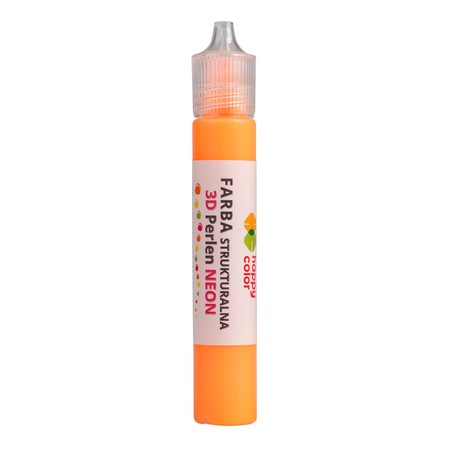 Vopsea acril, Happycolor, Capac aplicator, 32ml, Portocaliu - eMAG.ro