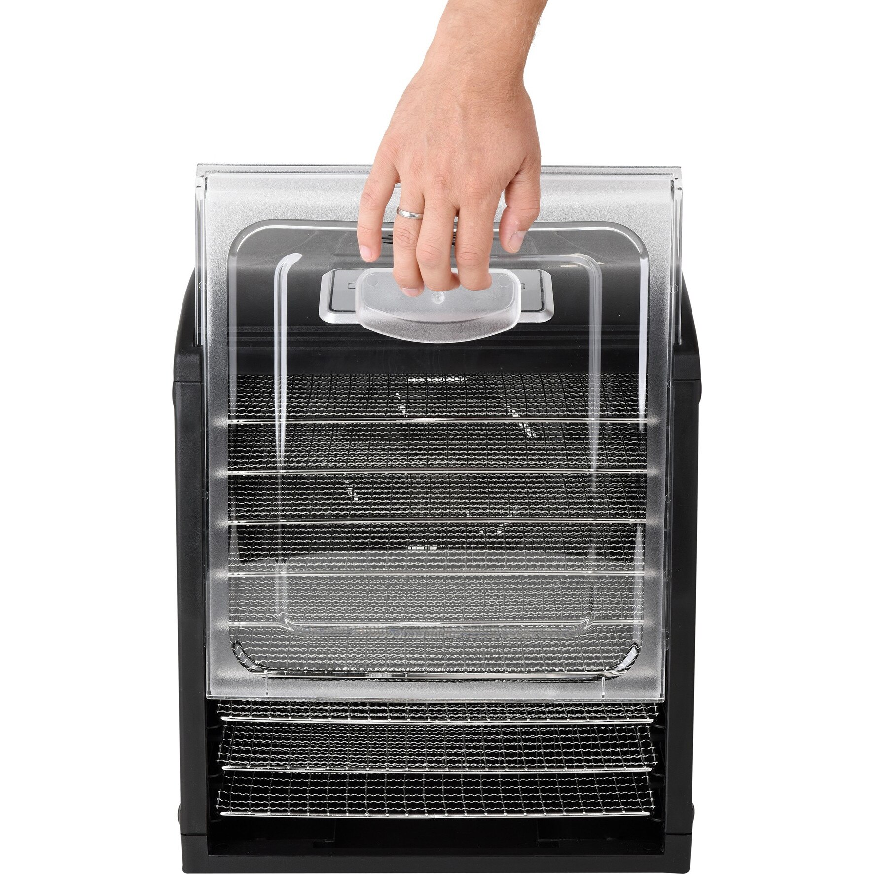 Deshidrator pentru alimente, Lund, Otel inoxidabil, 700 W, Gri - eMAG.ro