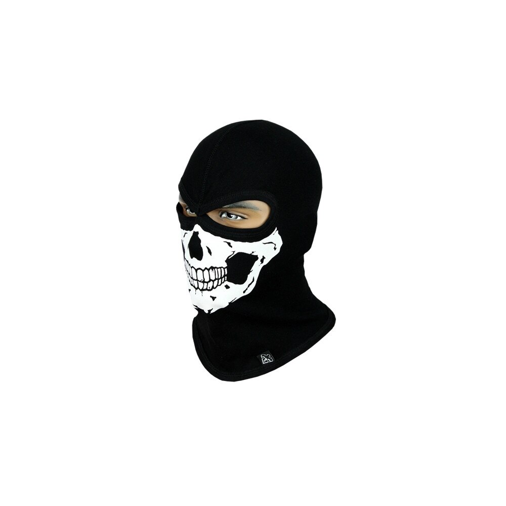 Cagula bumbac premium Skull, 2 decupaje, marime XL\XXL - eMAG.ro