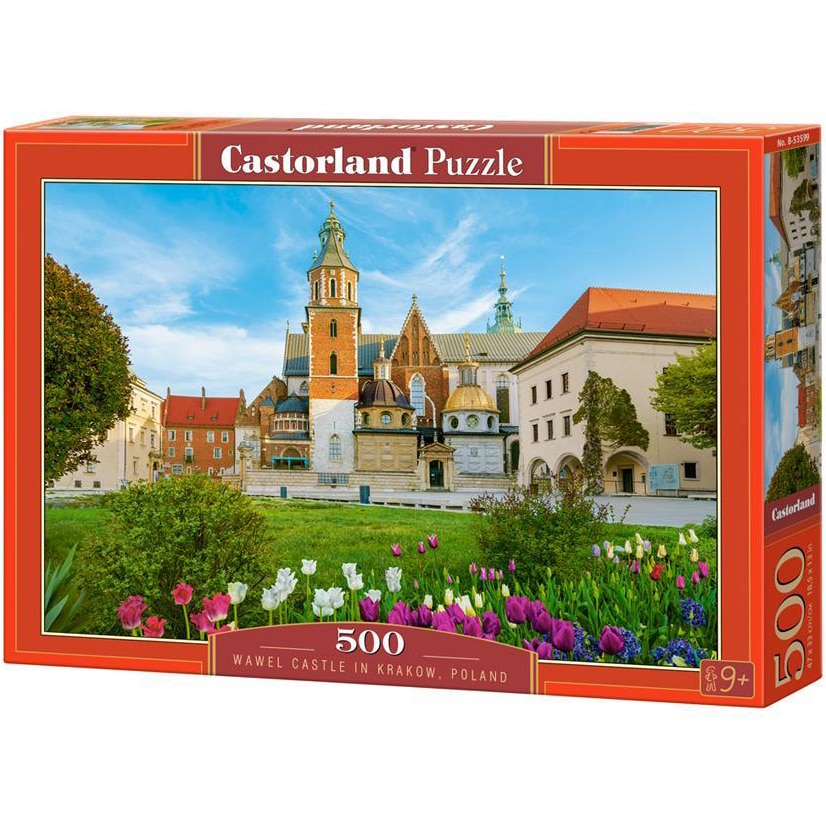 Puzzle Castorland, SWawel Castle in Krakow, Poland, 500 piese - eMAG.ro