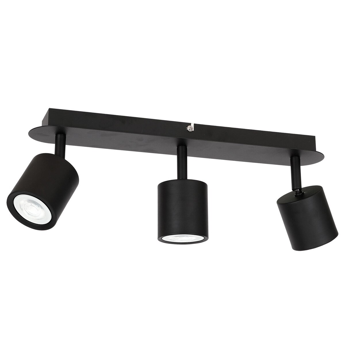 Plafoniera spot, Luminex, Metal, Soclu GU10, Negru - eMAG.ro