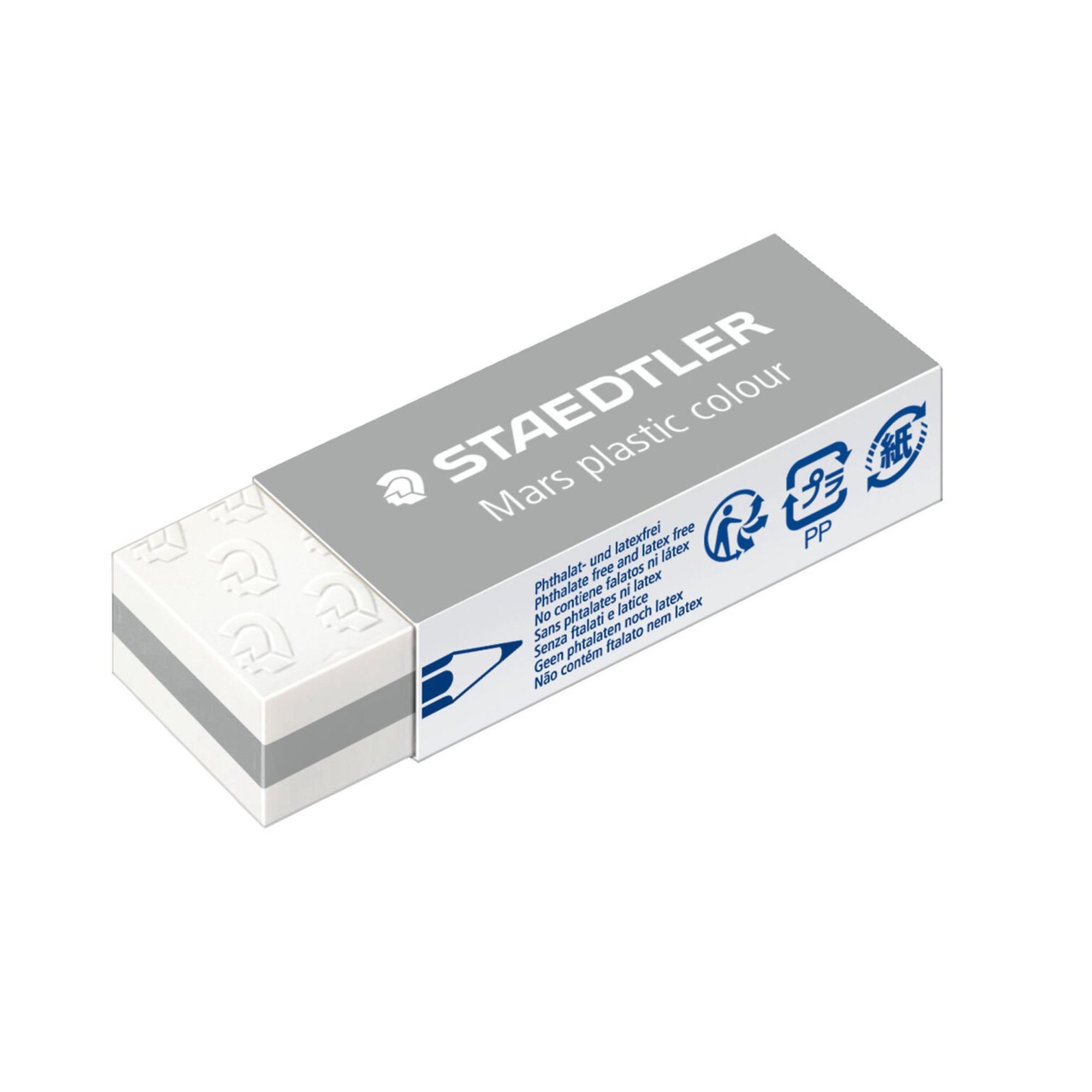 Radiera Staedtler, Happy Color, 62x23x12 mm, Turcoaz/Alb - eMAG.ro