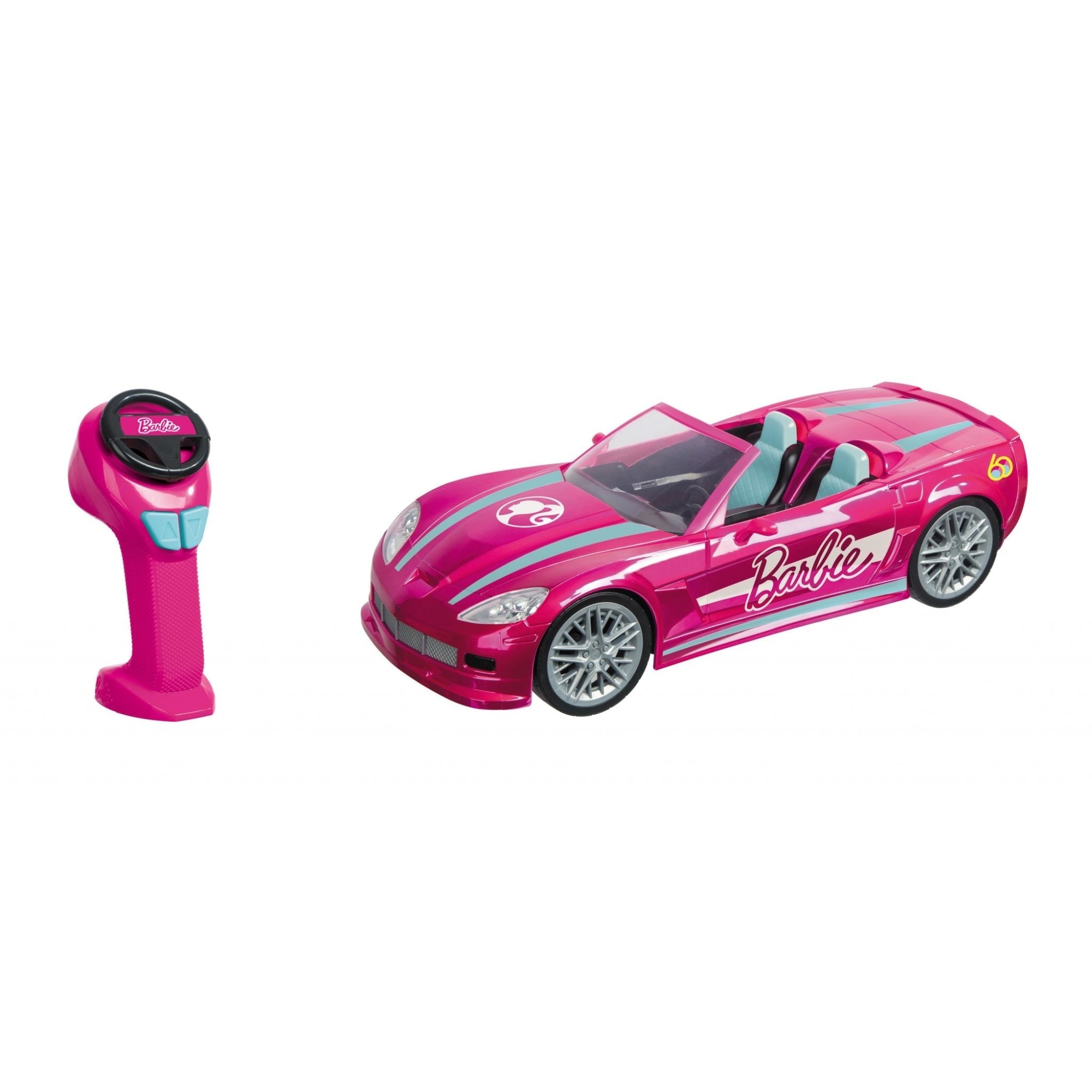 Masina cu telecomanda CTO2022 Mondo Barbie RC Dream Car, decapotabil ...