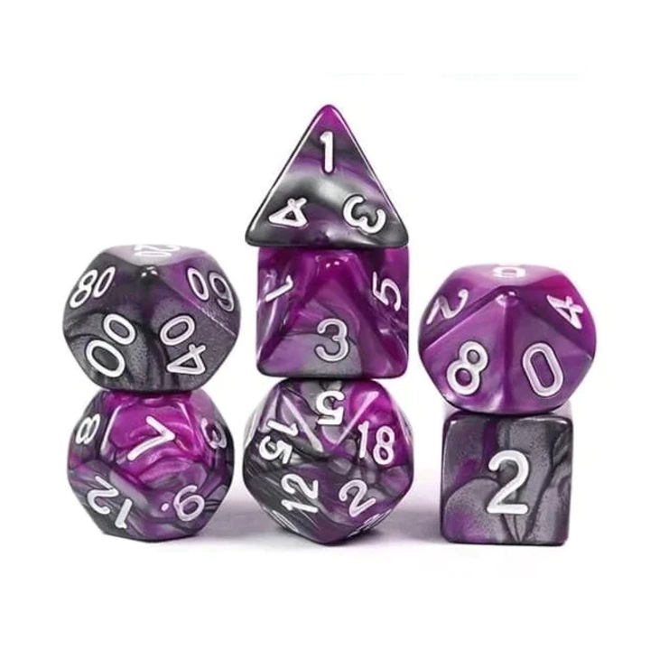 Set 7 Zaruri D&D, Dying Purple - eMAG.ro