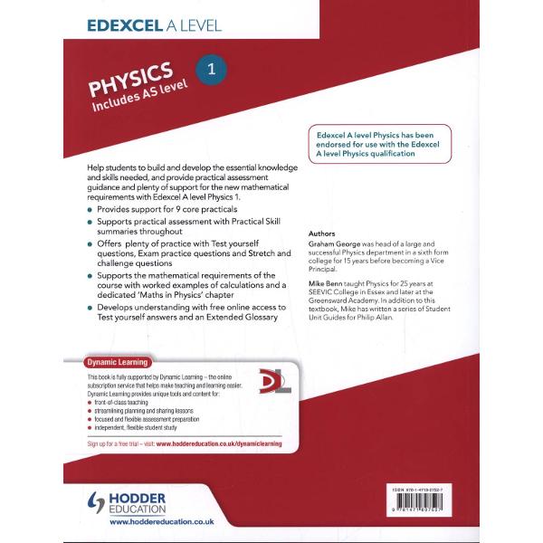Edexcel A Level Physics Student Book 1 - Mike Benn & Graham George ...