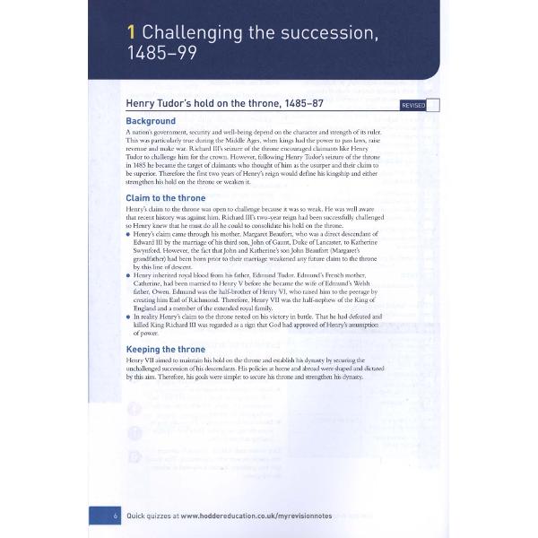 My Revision Notes: Edexcel A Level History: Rebellion and Di - Roger ...