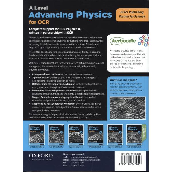 A Level Advancing Physics for OCR Student Book - Lawrence Herklots & John Miller - eMAG.ro