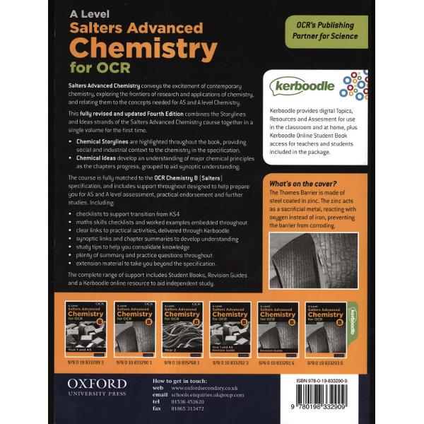 Ocr A Level Salters' Advanced Chemistry Student Book - eMAG.ro