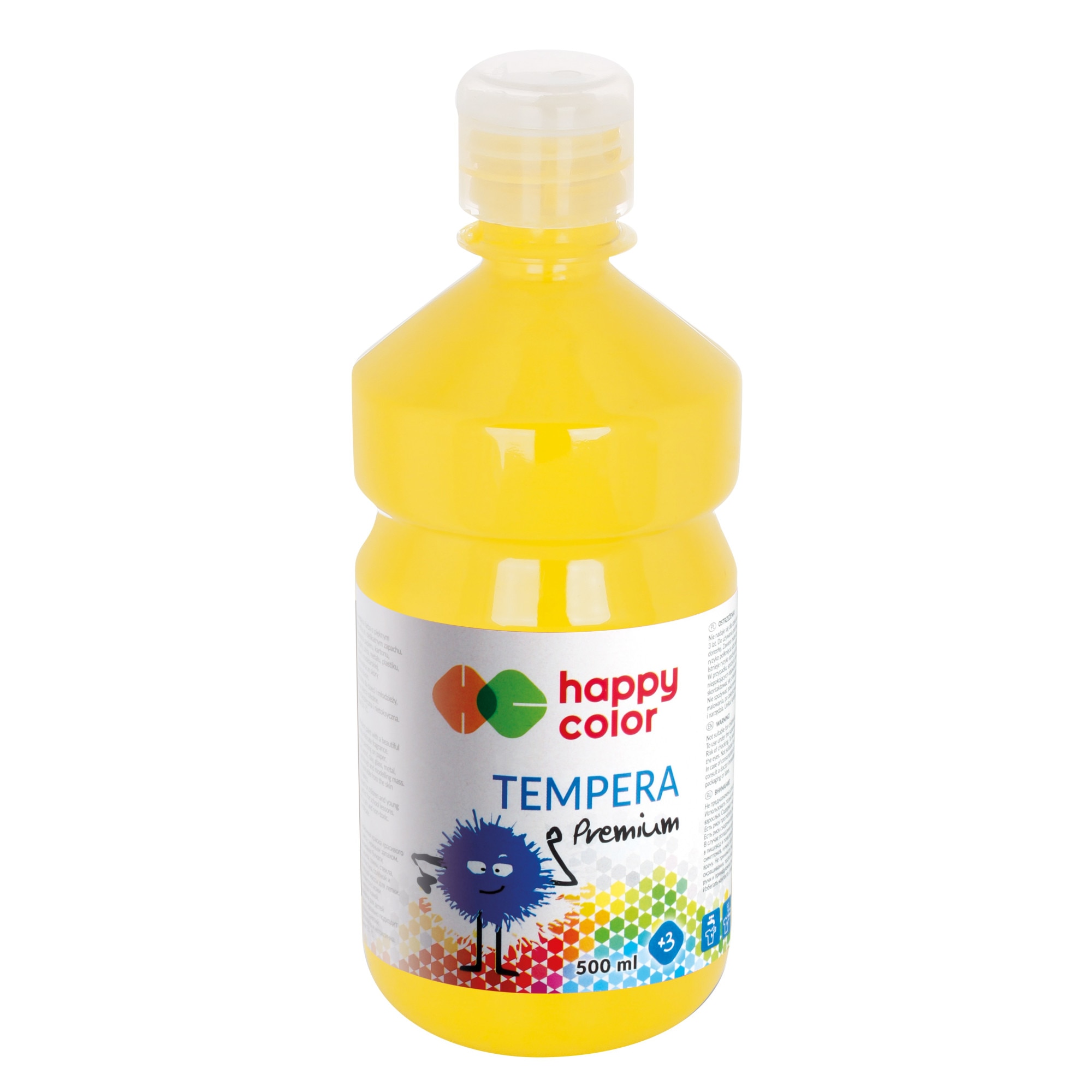 Set 6 culori tempera, Happy Color, Multicolor, 0.5 l - eMAG.ro