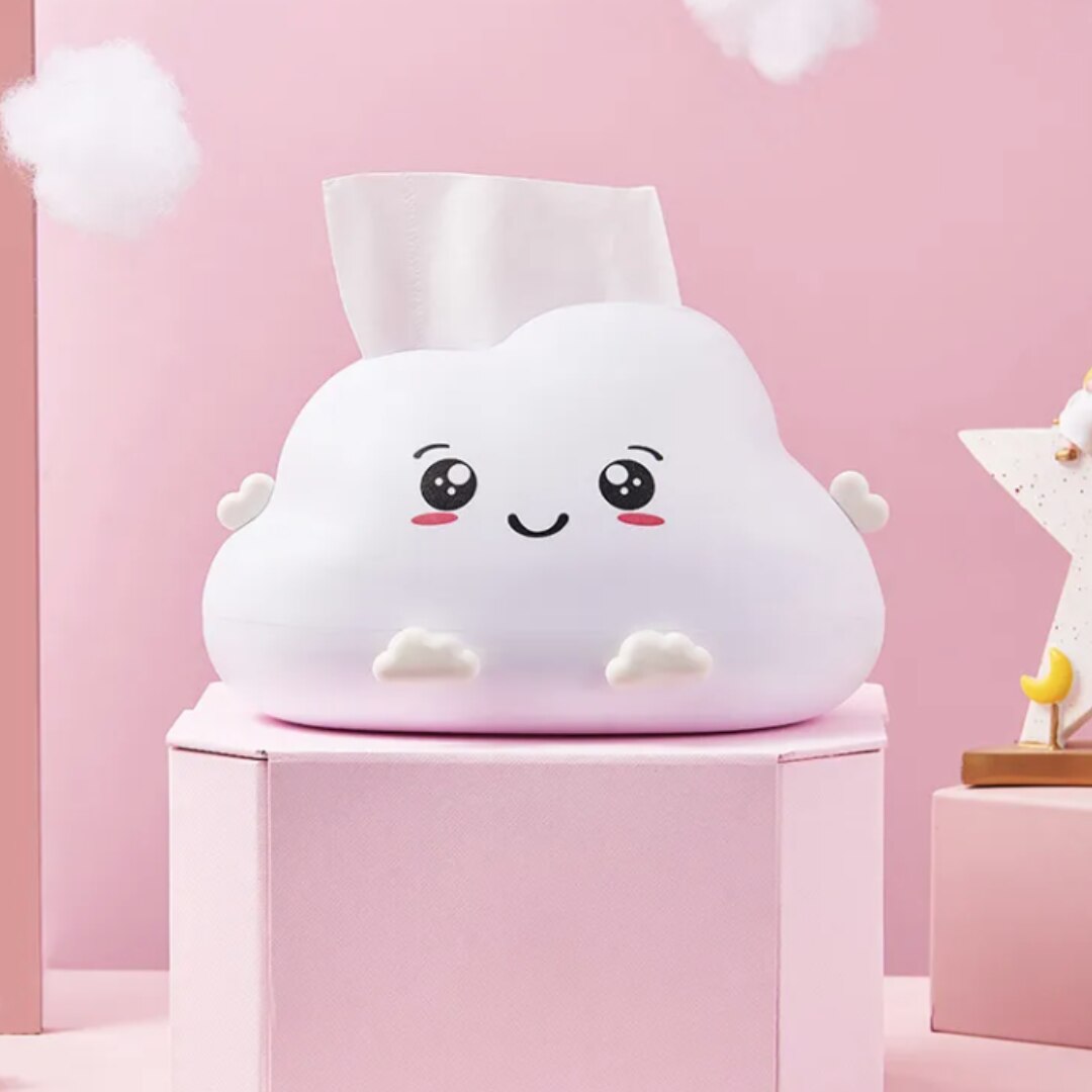 Suport servetele, plastic decorativ, Norisor, alb, 21x13x13 cm - eMAG.ro