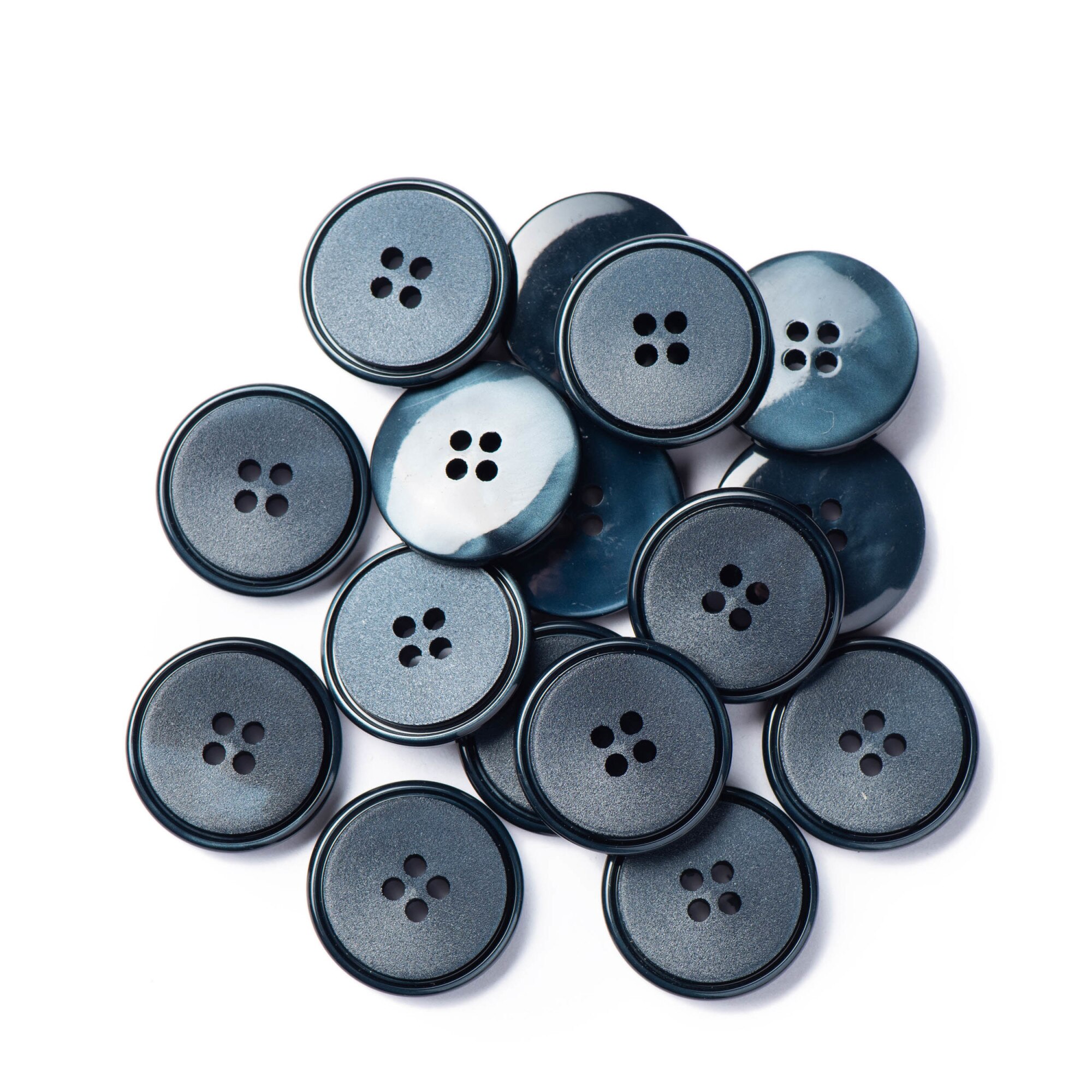 Комплект от 10 копчета 14320 полиестер с гланцово покритие текстуриран ...