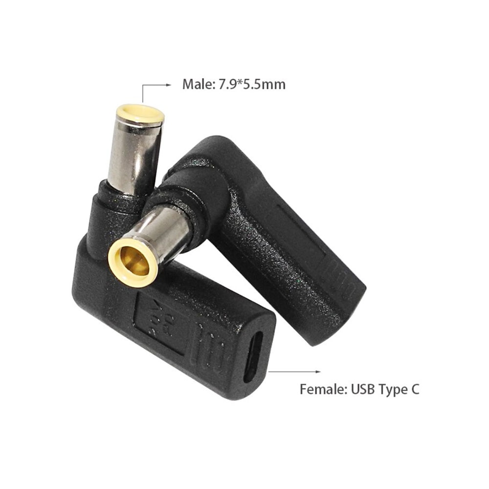 Adaptor USB C mama la conector tata, Cy, Plastic, 7.9x5.5 mm, pentru ...