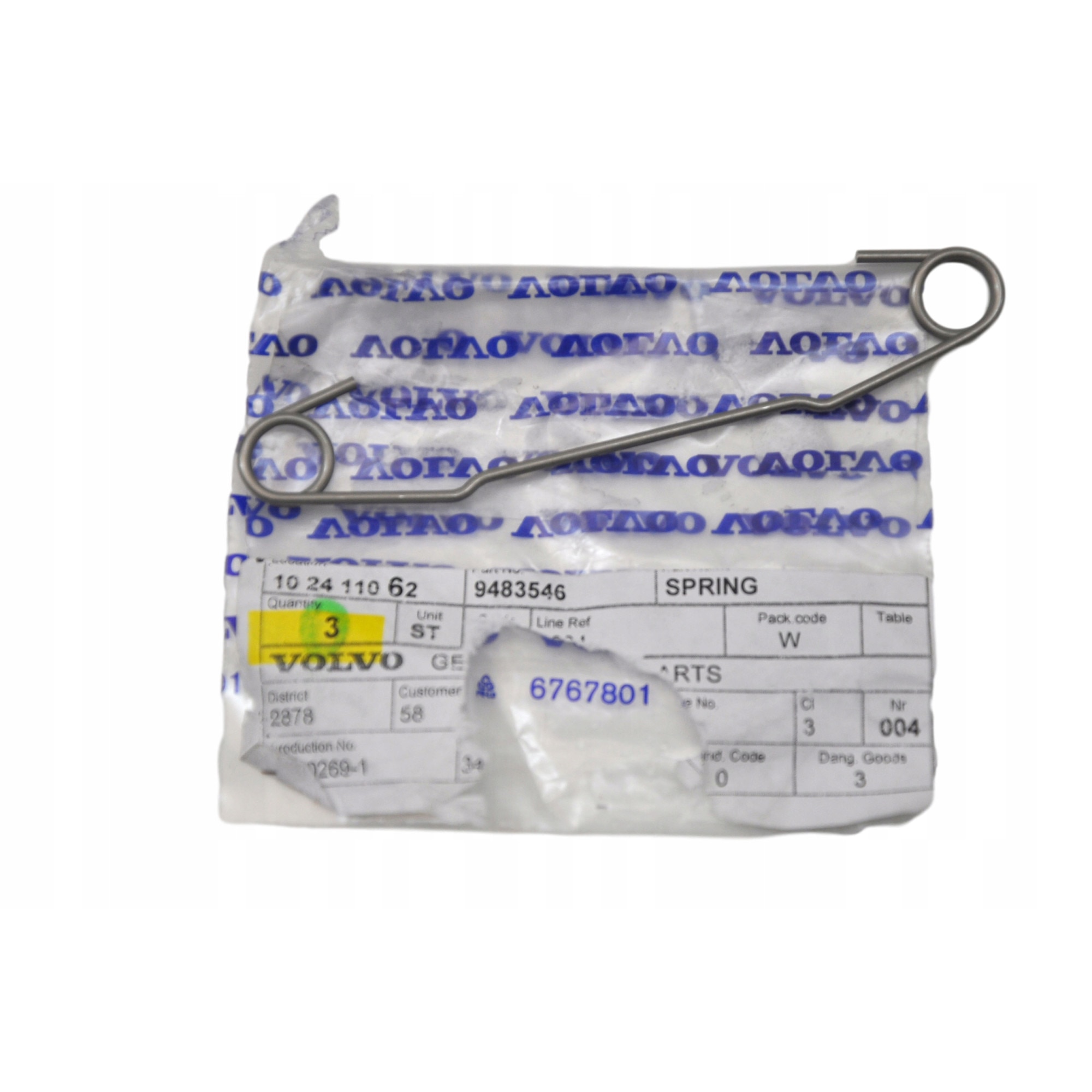 Arc clapeta rezervor combustibil S60/V70/S80/XC90, Volvo, Argintiu ...