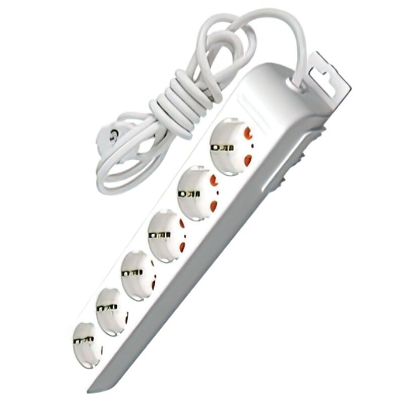 Prelungitor electric cu 6 prize, 3 m - eMAG.ro