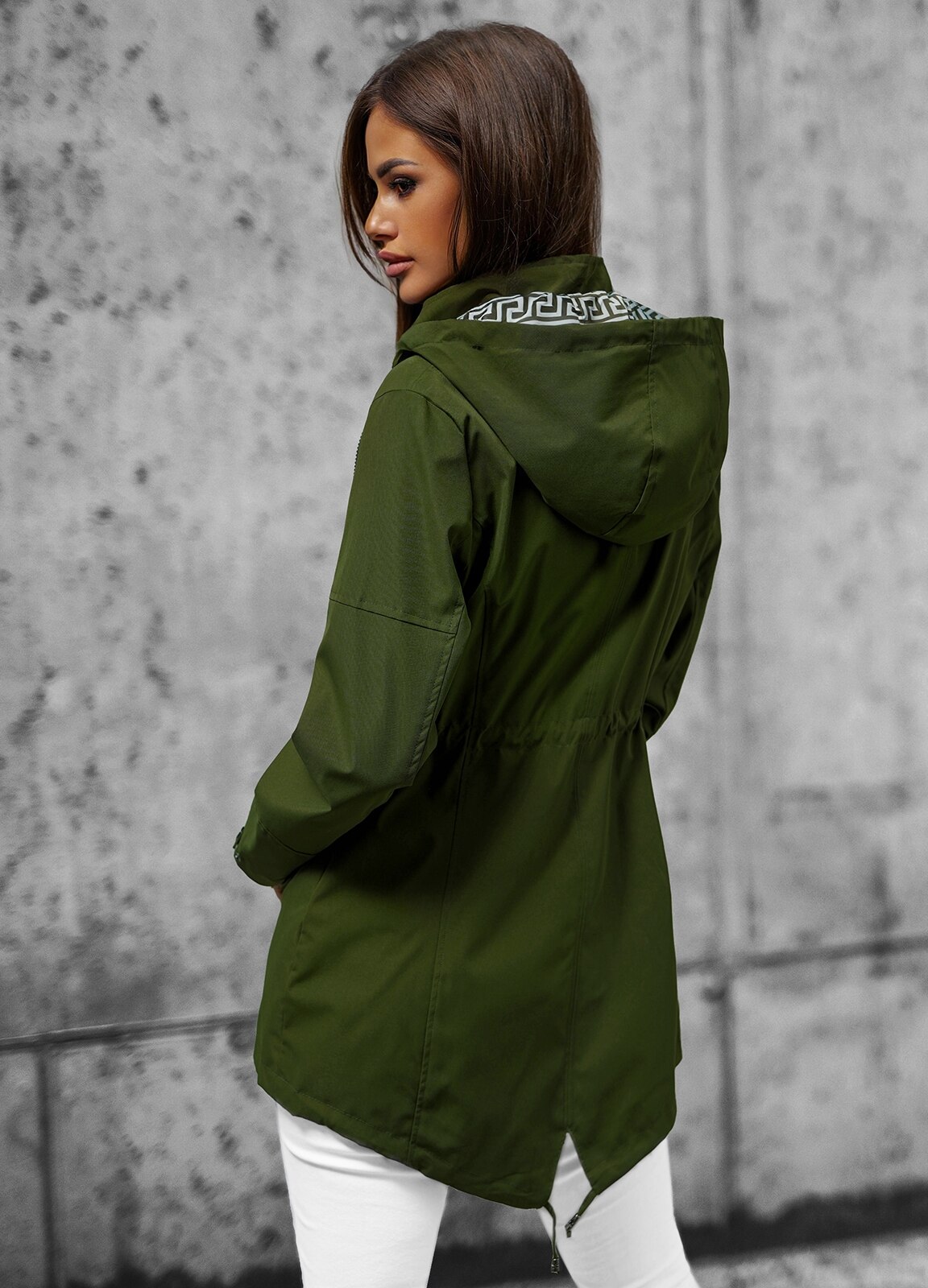 Geaca dama verde OZONEE JS/16M9068/136 XL - eMAG.ro