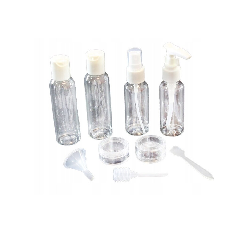 Set 6 recipiente pentru cosmetice, Zola®, plastic, transparente - eMAG.ro