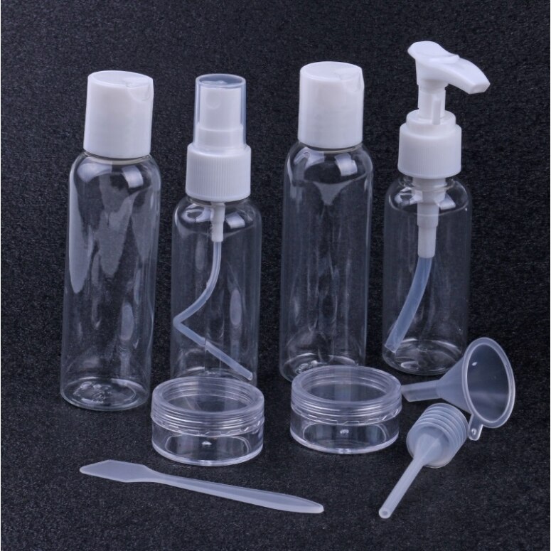 Set 6 recipiente pentru cosmetice, Zola®, plastic, transparente - eMAG.ro