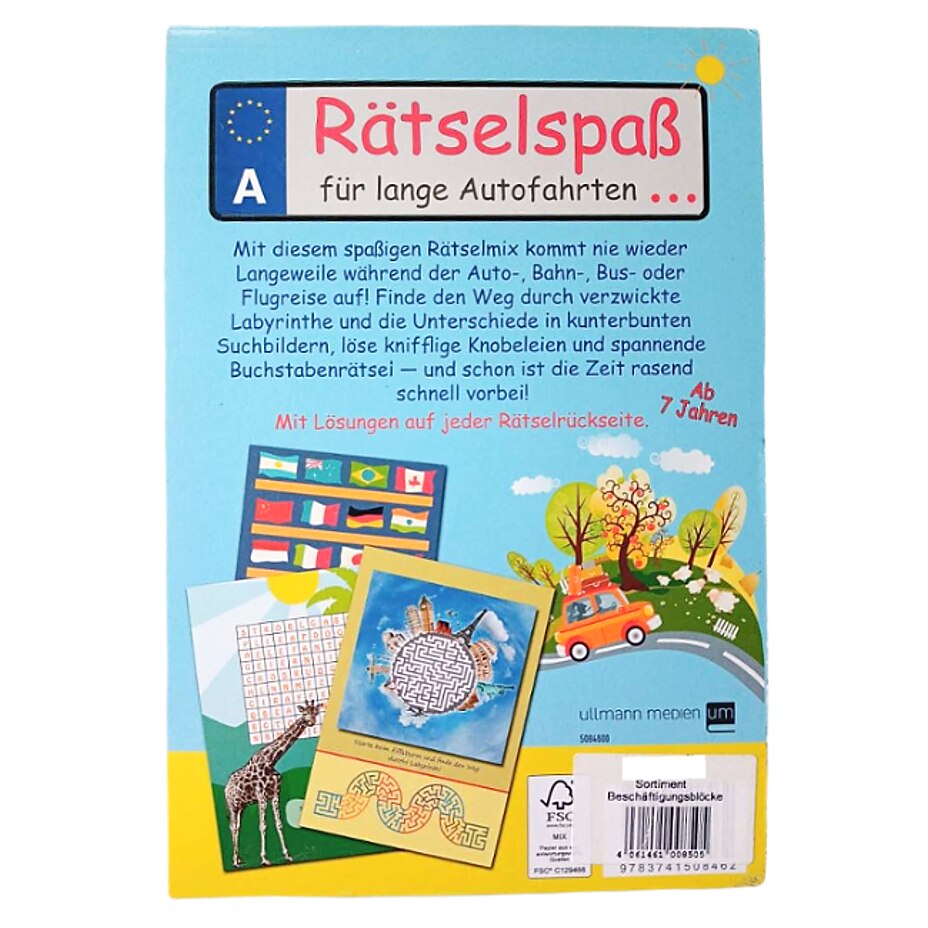 Carte in limba germana cu exercitii educative, labirint, sudoku, rebus ...