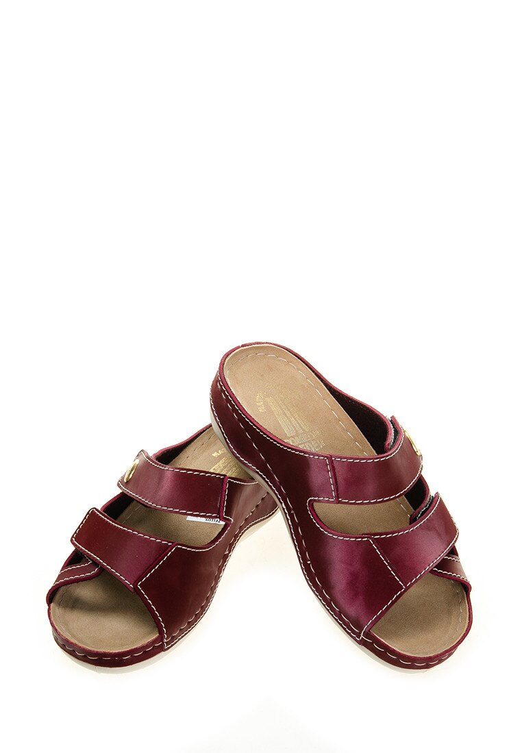 Papuci confort dama Tellus 25-23, Bordo - eMAG.ro