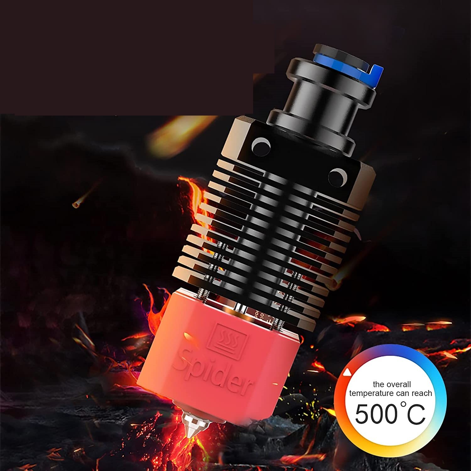 Комплект печатаща глава за 3D принтер, Метален Hotend, С термистор ...