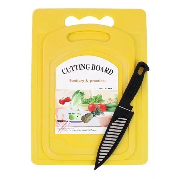 Set 2 tocatoare plus cutit, plastic, portocaliu - eMAG.ro