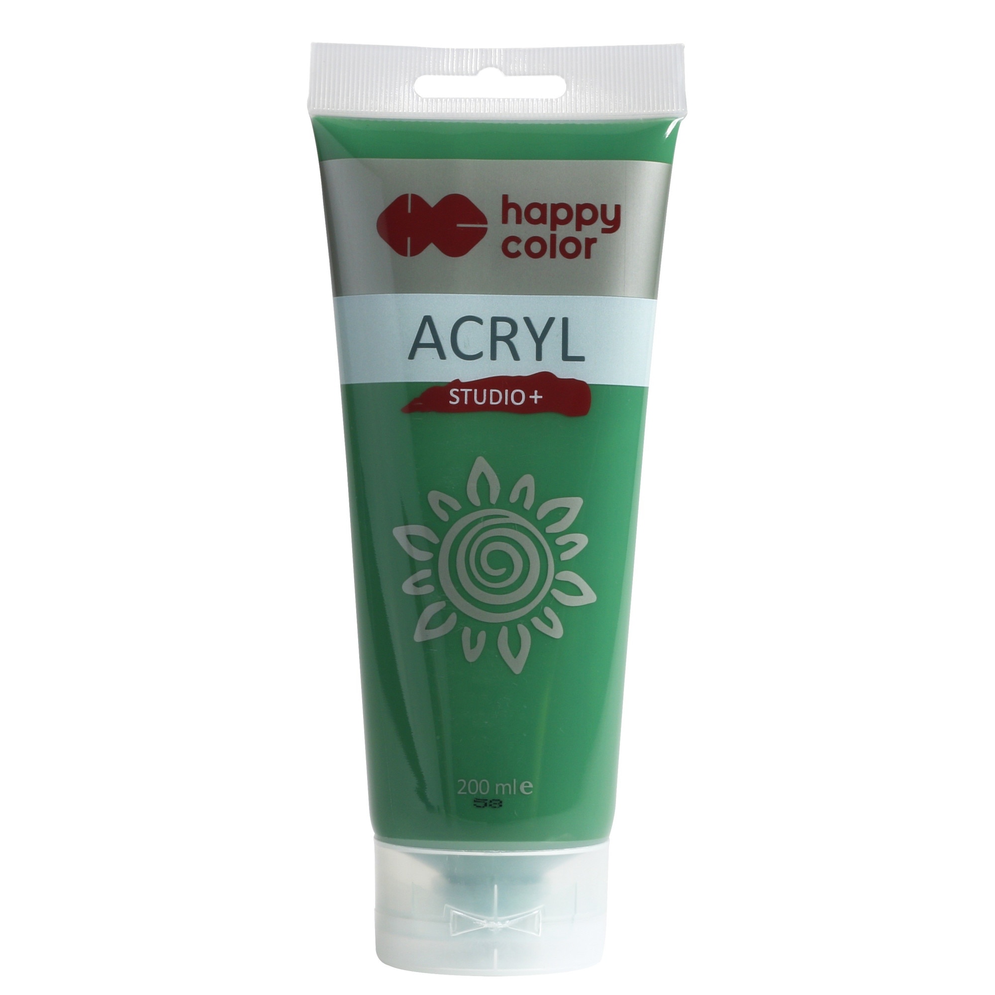 Akril szín, Happy Color, 5902979008238, zöld, 200 ml - eMAG.hu