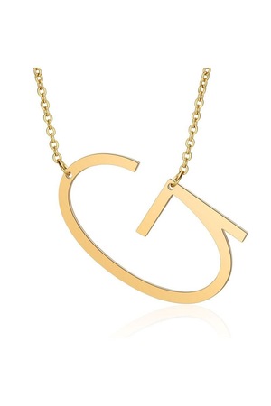 Colier dama, Carla, Inox, Auriu - eMAG.ro