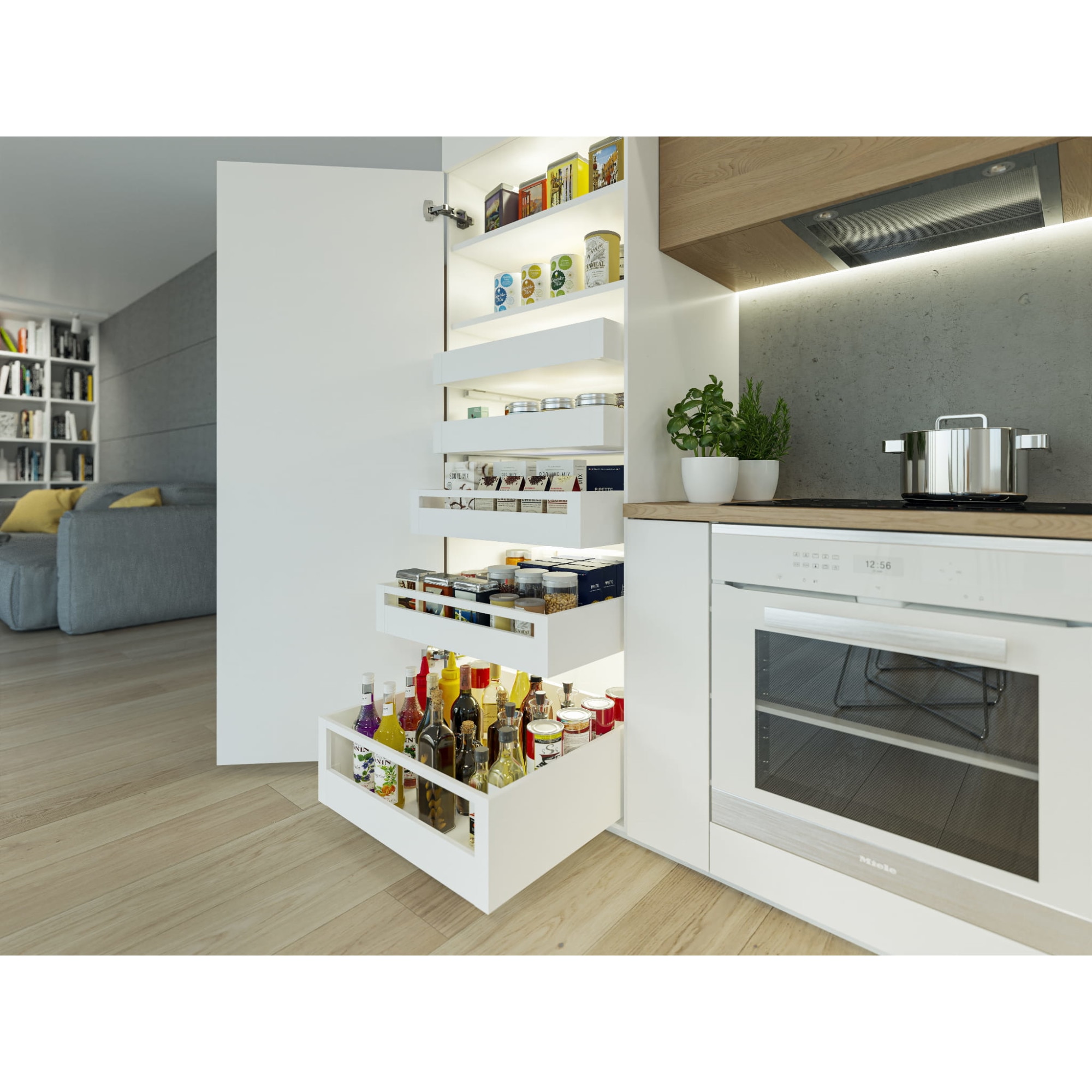 Sertar AXIS PRO, L-300C, inalt, H-168, antracit, 40 kg - eMAG.ro