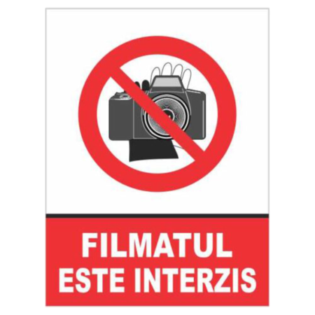 Sticker decorativ, indicator filmatul este interzis, autocolant ...