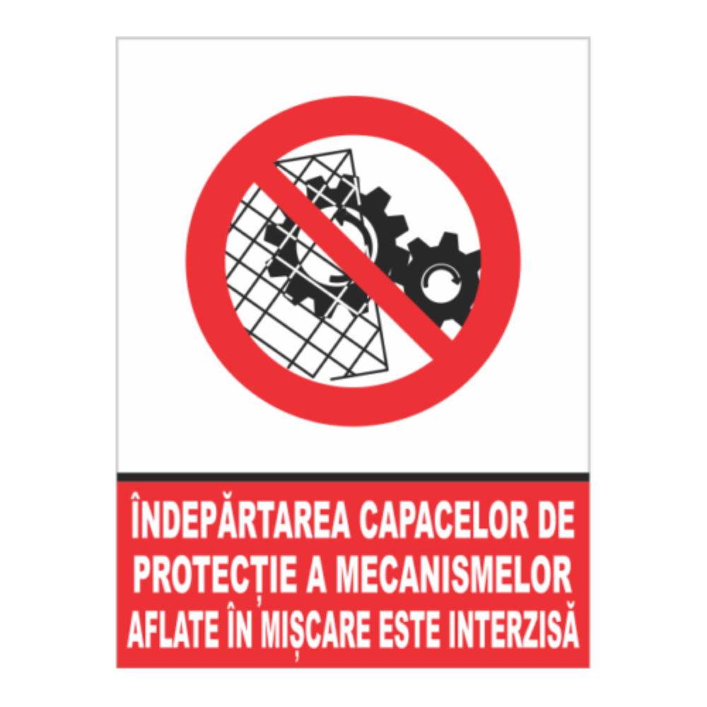 Sticker decorativ, indicator indepartarea capacelor de protectie este ...