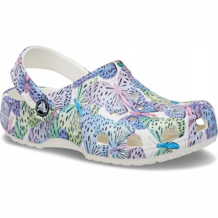 Saboti Copii, Crocs, Classic Butterfly Clog, Alb - eMAG.ro