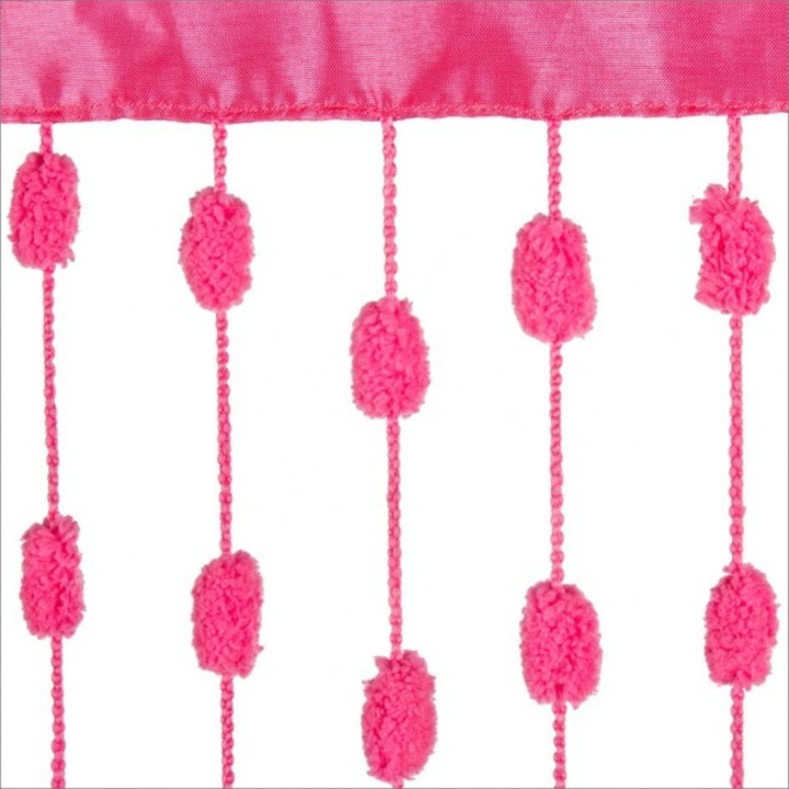 Set 2 perdele roz fucsia 140x280 cm - eMAG.ro