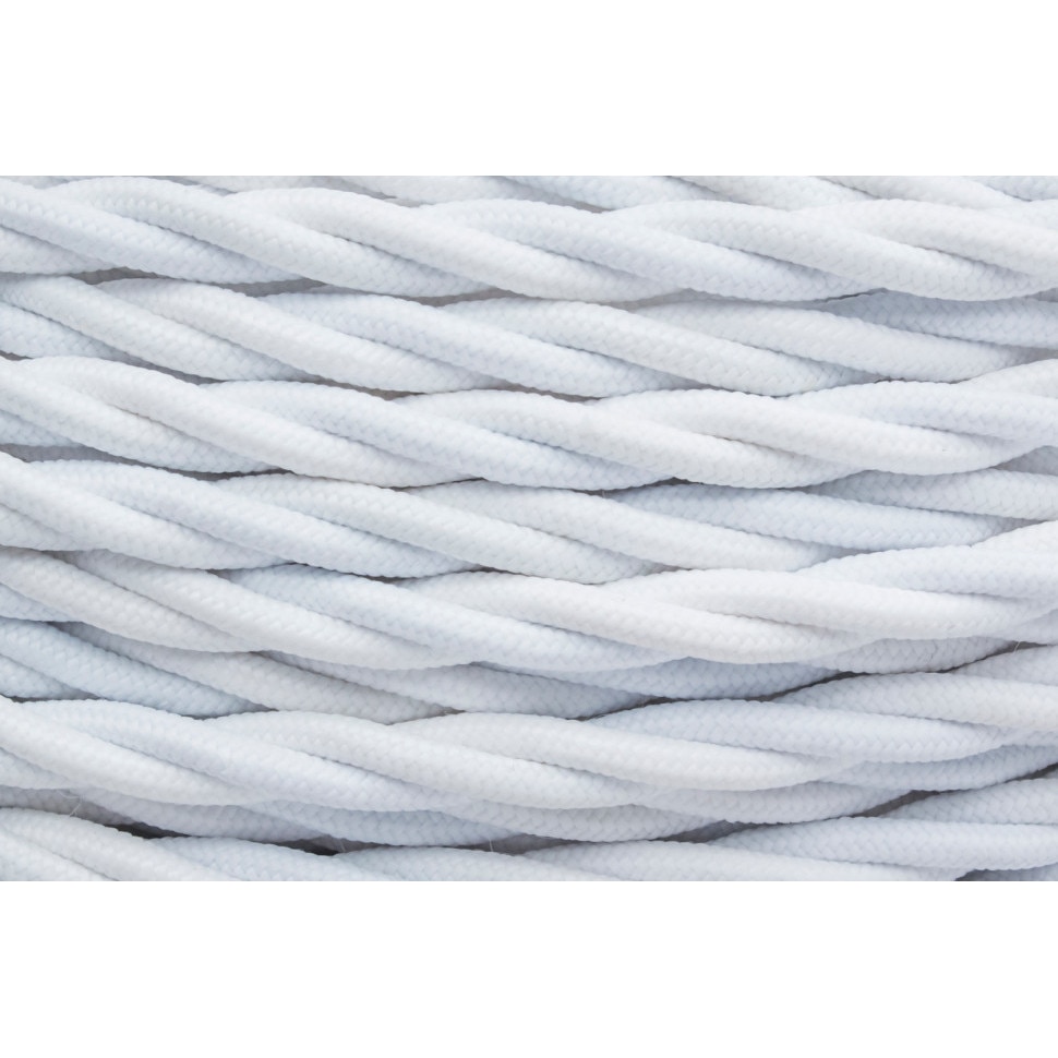 Cablu Textil Impletit Vintage 3X0,75MM 5M/Pac Alb - eMAG.ro