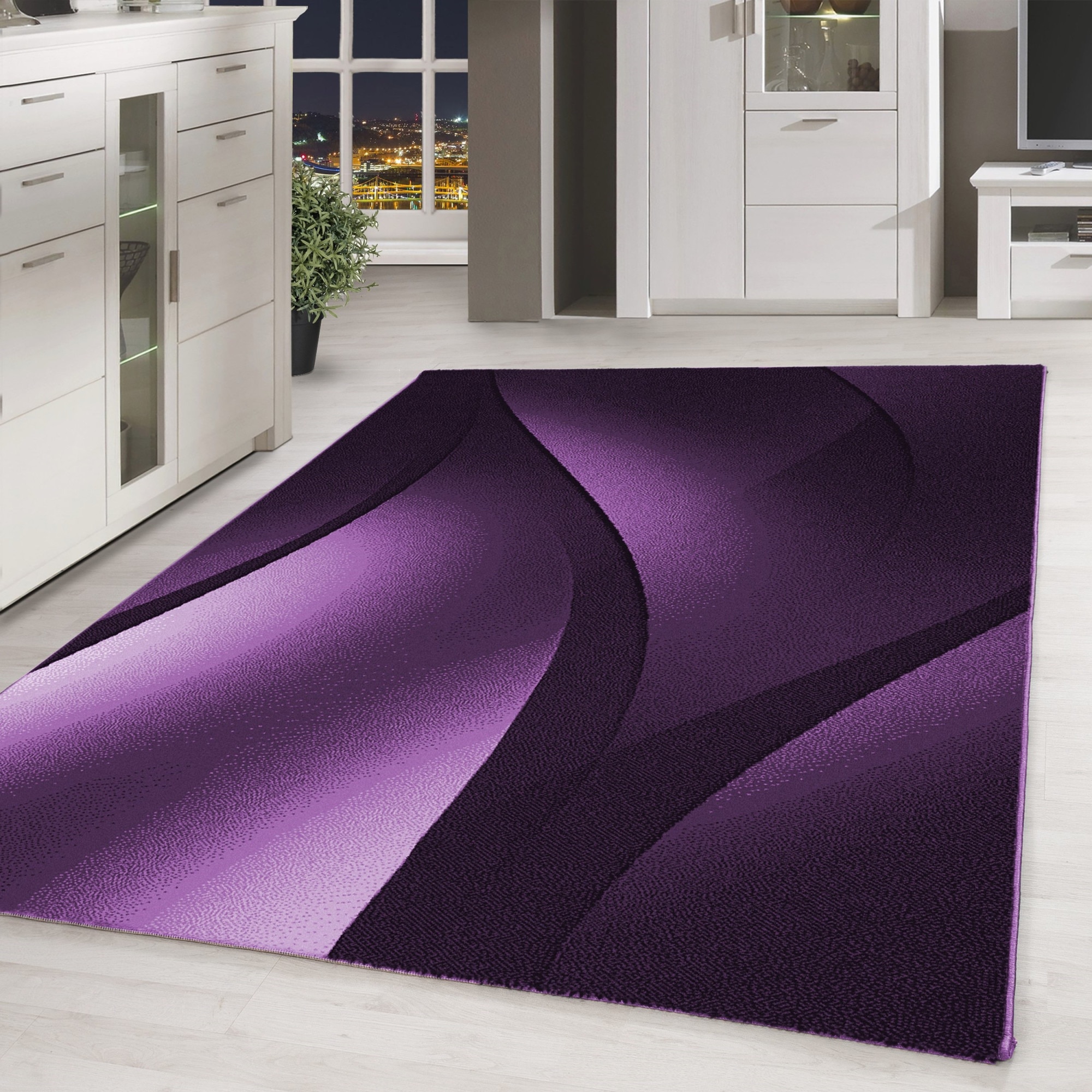 Covor, Ayyildiz Tapiche, Plus Lila V3, 80 x 150 cm - eMAG.ro