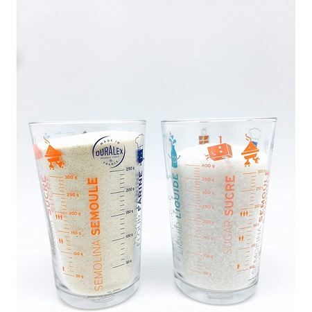 Pahar gradat, sticla temperata, multicolor, 560 ml, Precisio Pur ...