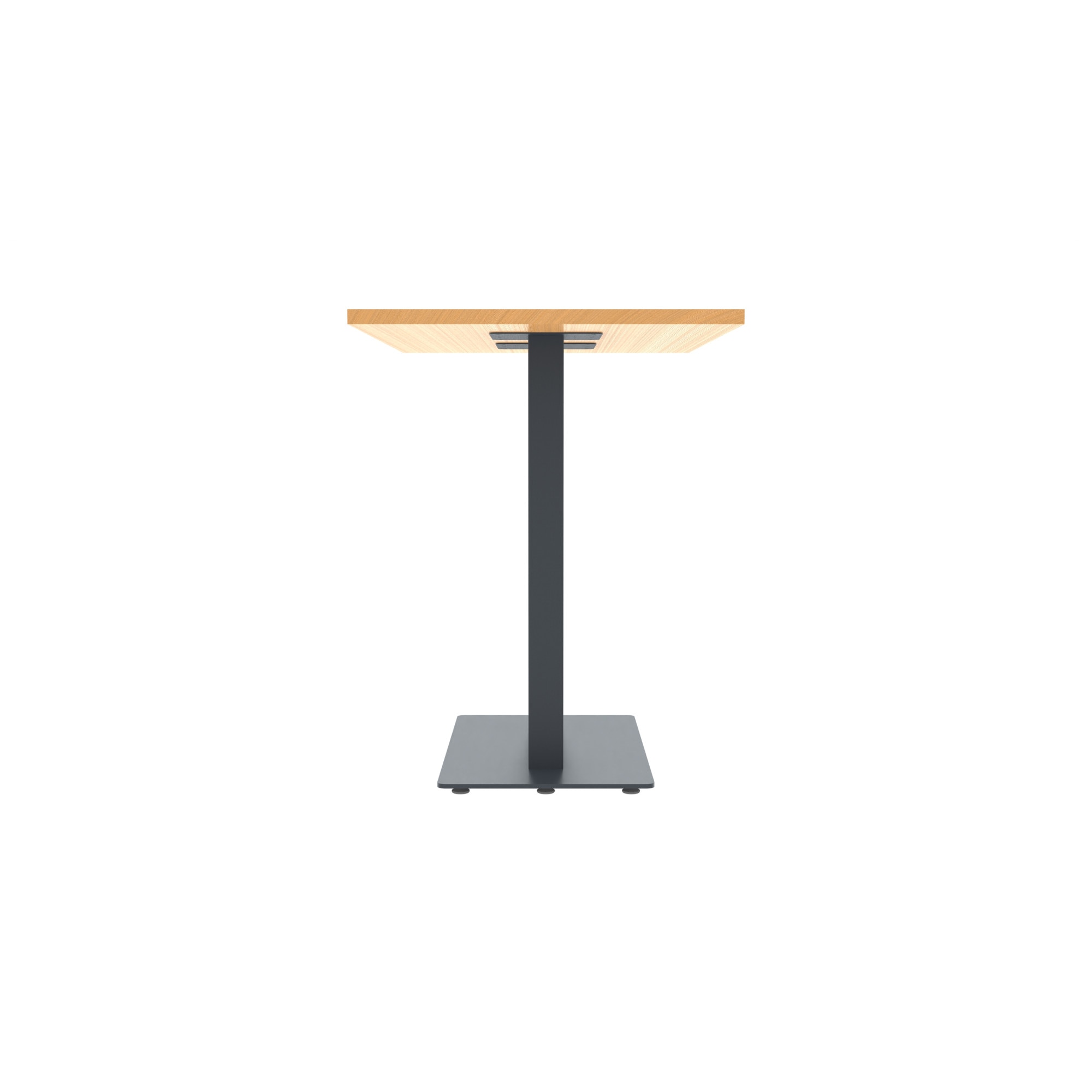 Picior Metalic Masa TABERNA DOUBLE, Profil 80x80 cm, Inaltime 102 cm ...