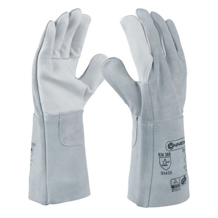 Manusi protectie sudura, piele, CE Cat. II, EN 388, EN 12477, XL ...