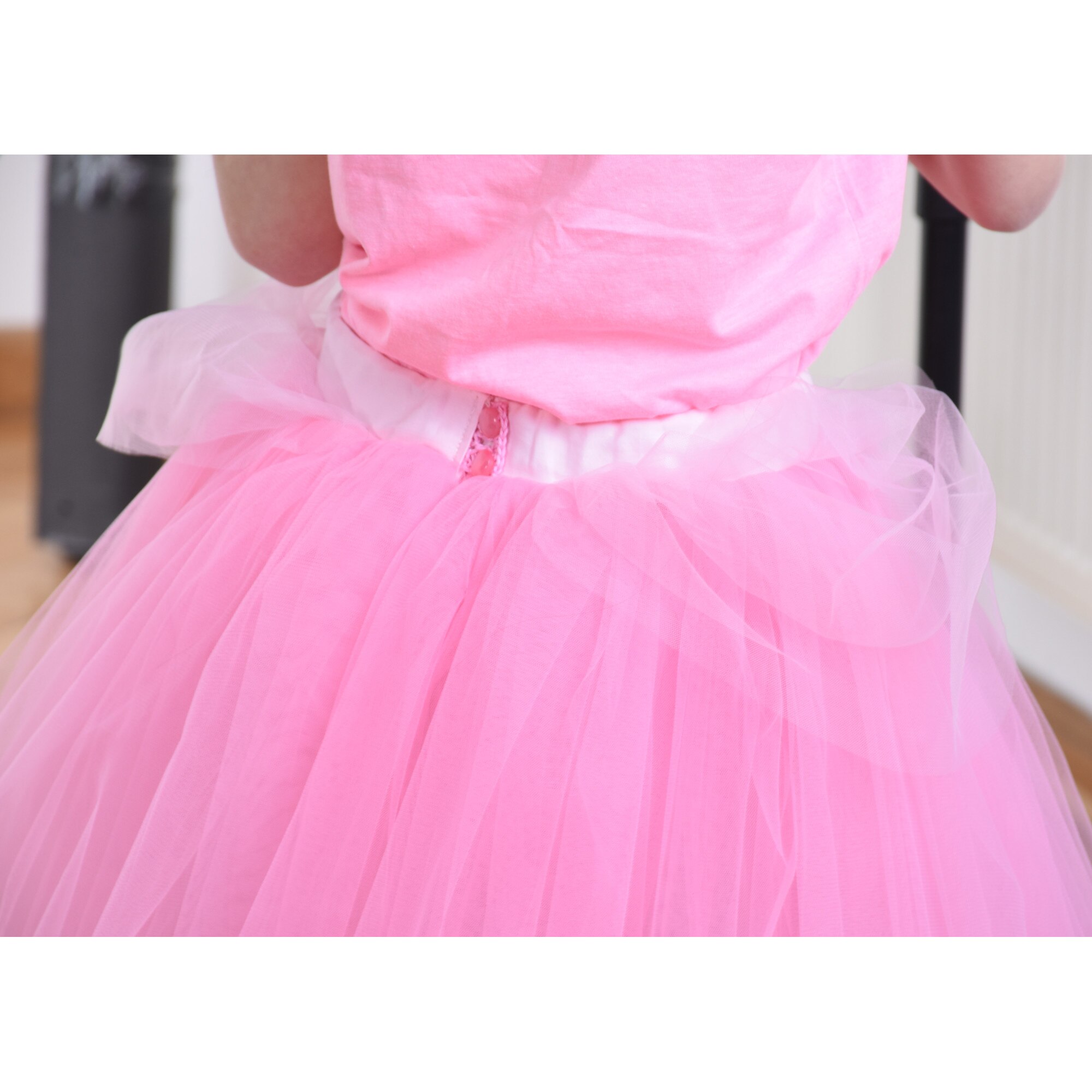 Rochita de joaca printesa tip sort, roz, 110cm, 5ani - eMAG.ro