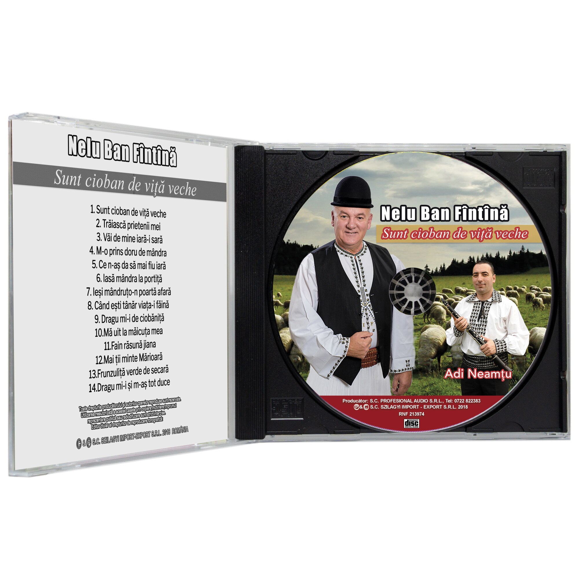 Nelu Ban Fintina - Sunt cioban de vita veche, CD Audio - eMAG.ro