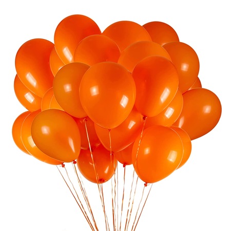 Set 25 baloane latex, Portocaliu, 30cm, Ropet - eMAG.ro