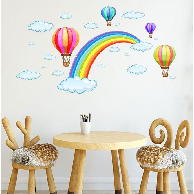 Sticker Decorativ Autocolant DAVIDAMI CONCEPT® model Curcubeu Rainbow ...