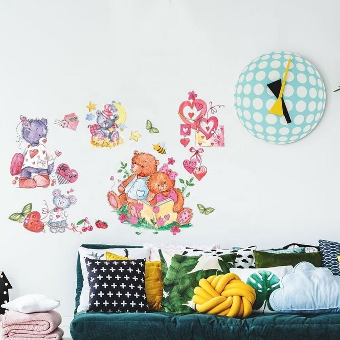 Sticker Decorativ Autocolant DAVIDAMI CONCEPT® model Familie Ursuleti ...