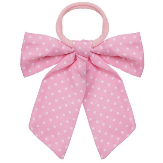 Elastic de par roz cu buline, pentru fetite, funda - eMAG.ro