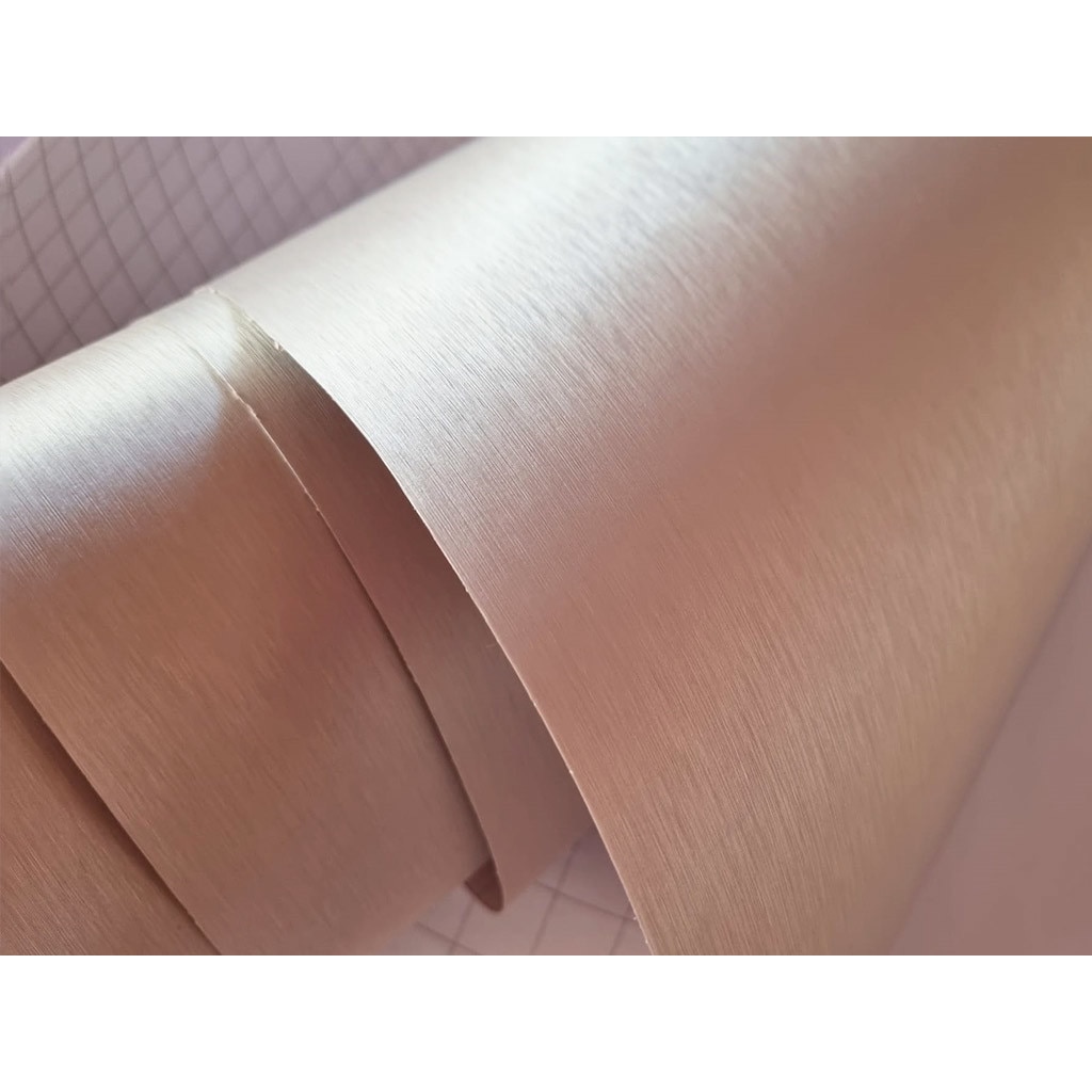 Autocolant argintiu cu efect metalic mat brushed, pentru cutter plotter ...