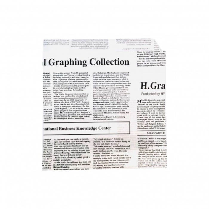 Coltar hartie, model ziar, 16.5 x 17 cm RG, 35gr, model Graphic ...