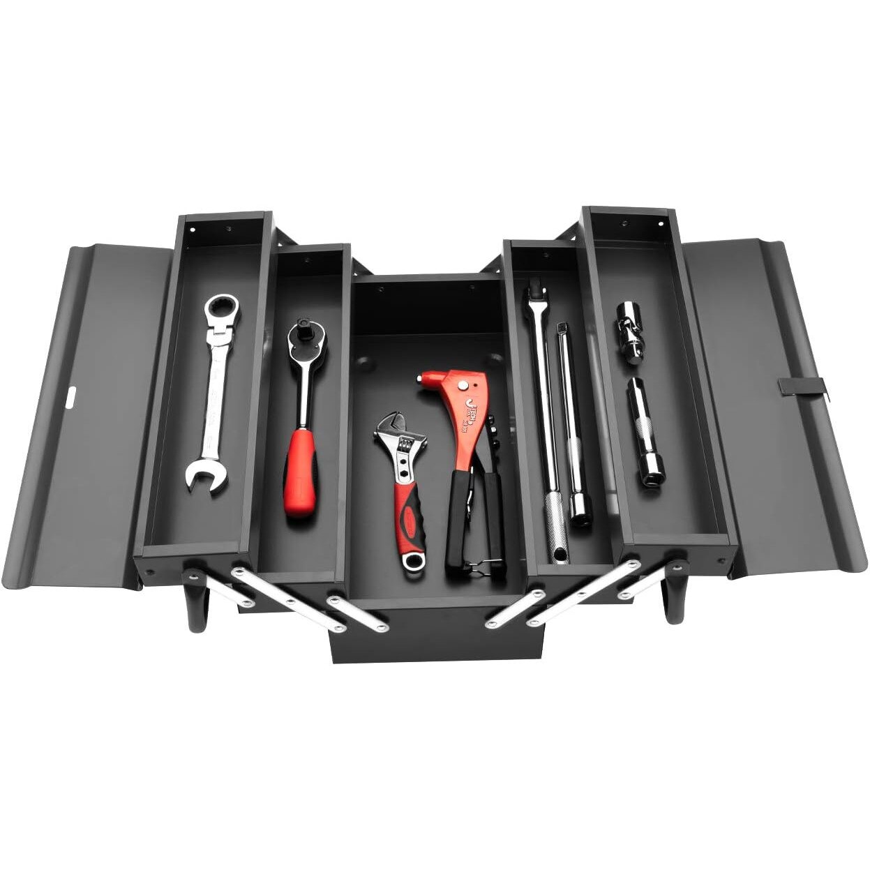Cutie organizator pentru unelte mester, 5 compartimente, 43 cm x 21 cm ...