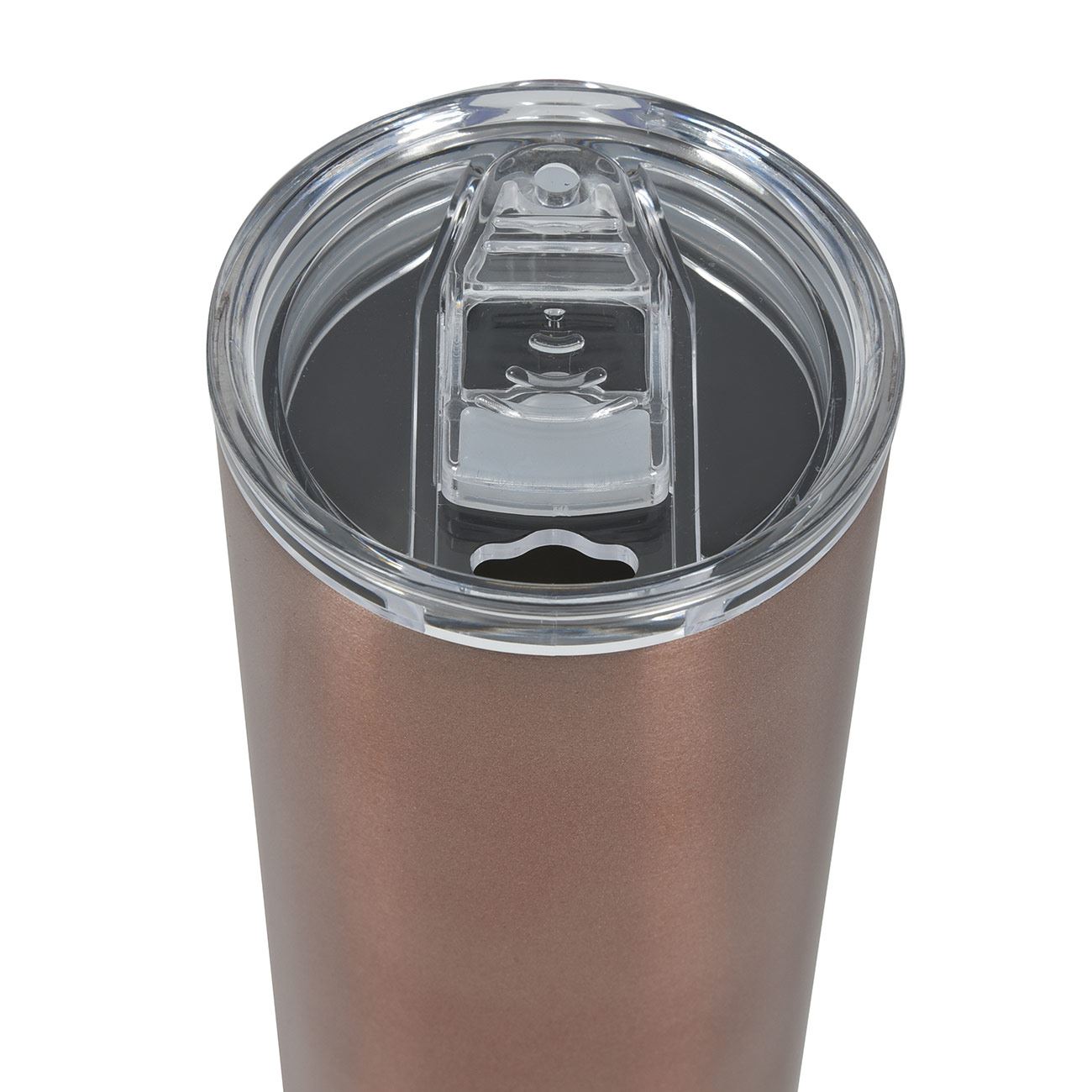 Fém kávétermosz, arany színű, átlátszó tetővel, fúvókával, 600ml - eMAG.hu